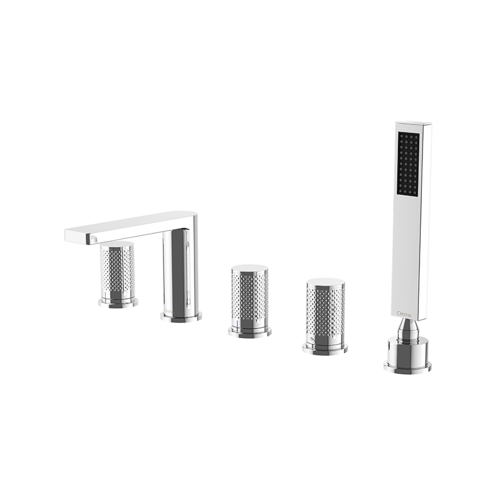 LINEA Collection C20550 5-Hole Bath Shower Mixer – CRESTIAL Wasser Musik